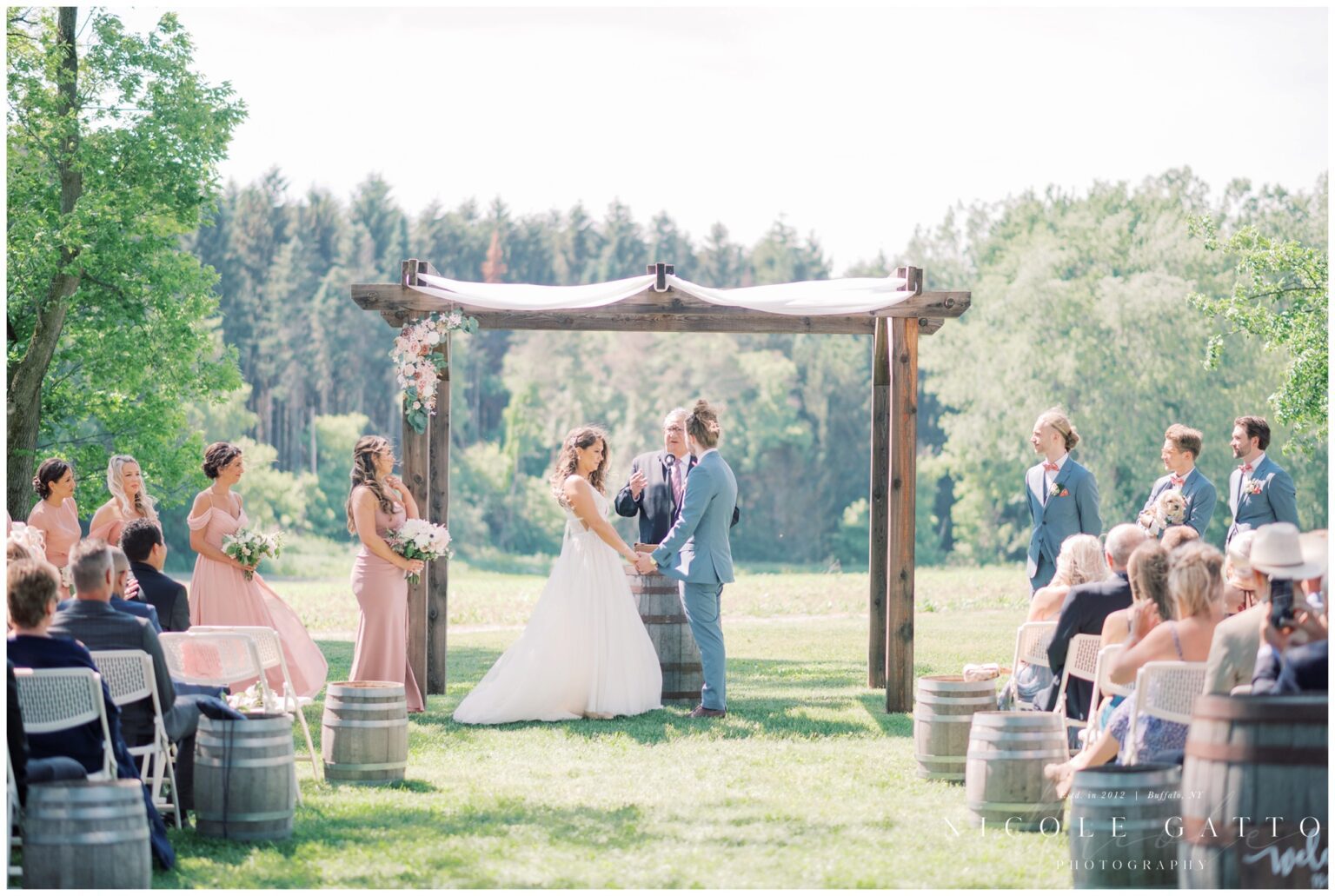 Wedding at Hayloft in the Grove | East Aurora | NY